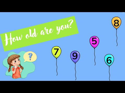 HOW old are You? Learn English for kids
