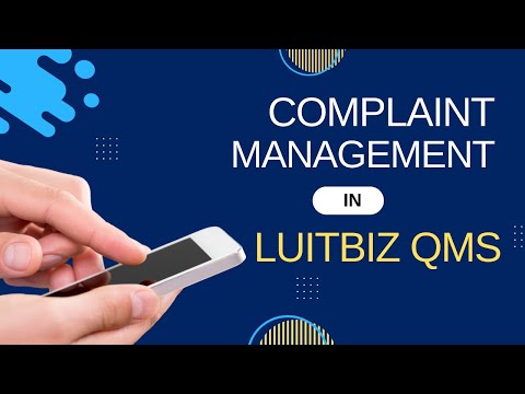 Complaint Management Software - LuitBiz QMS