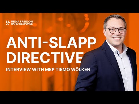 Tiemo Wölken about Anti-SLAPP Directive