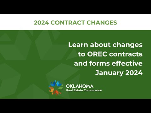 2024 New Contracts and Forms for Oklahoma Real Estate: Key Changes Explained