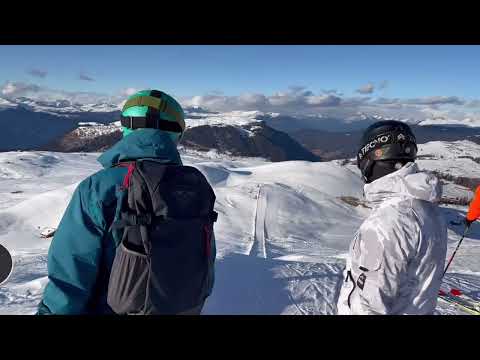 Val Gardena | Dolomites | Italy skiing 2022 January