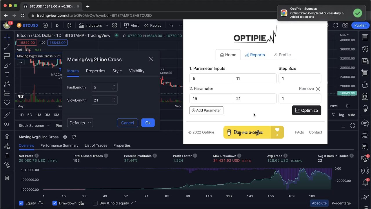 OptiPie TradingView Optimizer - Quick Start 🚀