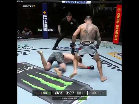 GIAGOS FLOORED HIM 😱 #UFCVegas71