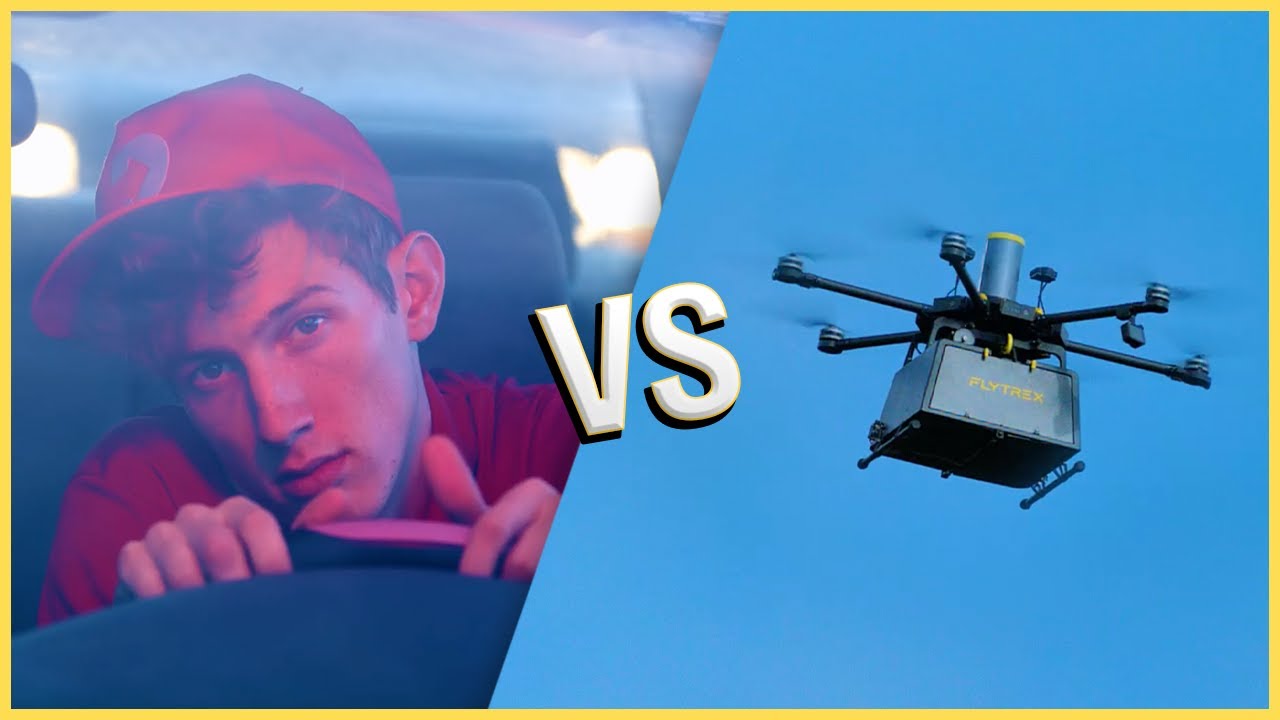 Flytrex Drone Delivery vs. Delivery Driver