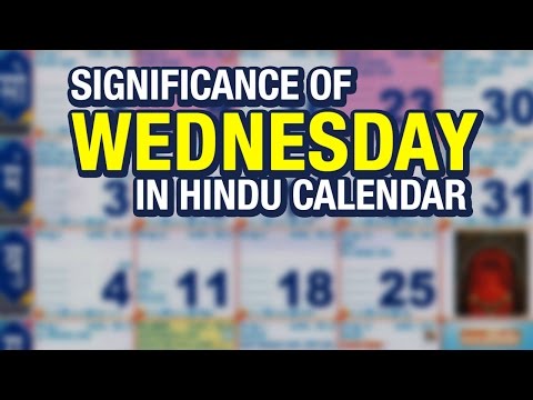 Significance of Wednesday in Hindu Calendar | Artha