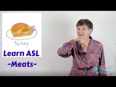 Learn ASL Meats - Food Signs Vocabulary