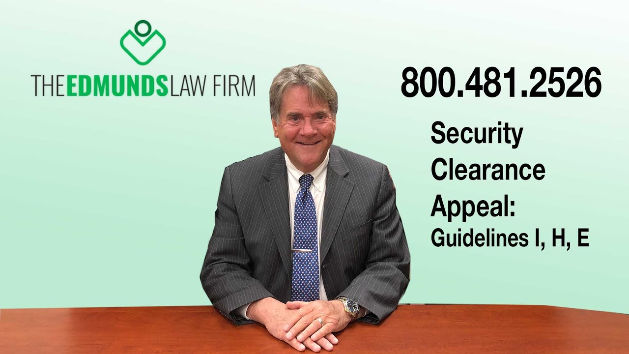 Security Clearance Appeal: Guidelines I, H, E
