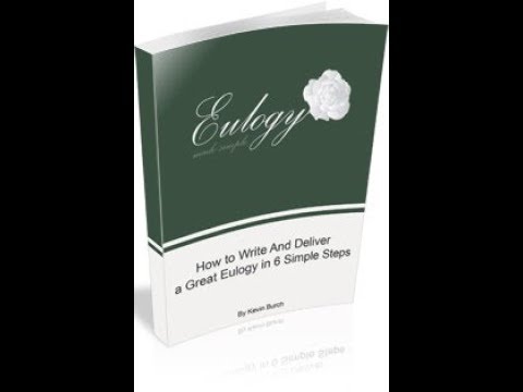Eulogy Examples To Write A Eulogy For A Friend