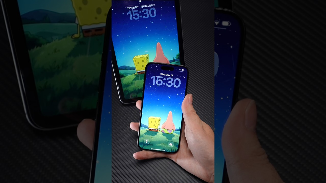🧽4k spongebob live wallpaper for u！#spongebobsquarepants #livewallpaper #wallpaper #iphonewallpaper