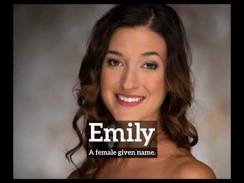 What is Emily? | How Does Emily Look? | How to Say Emily in English?
