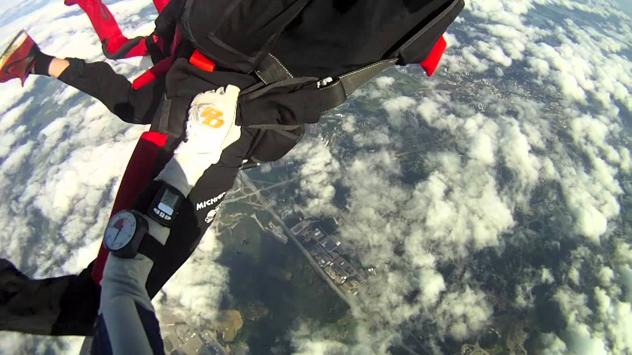 Nova taso 2 (AFF level 2) skydive