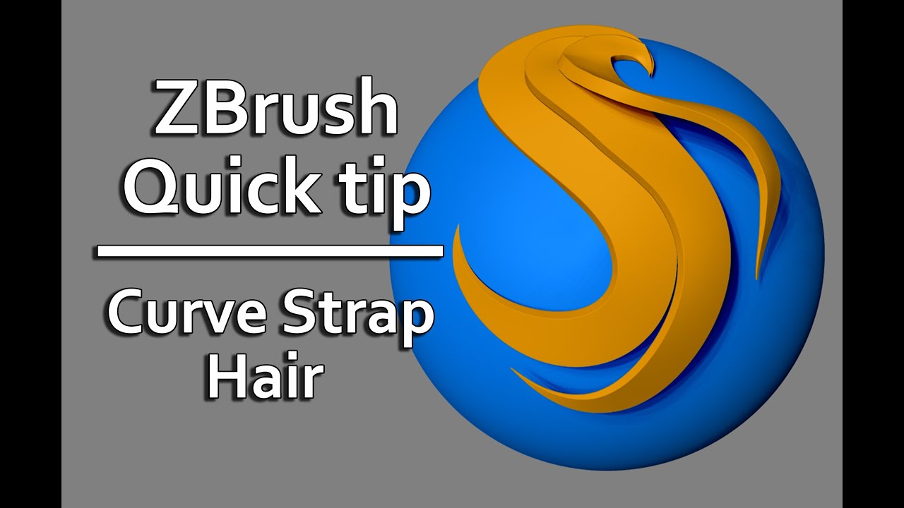 Zbrush Quick Tip- Curve Strap Snap Hair