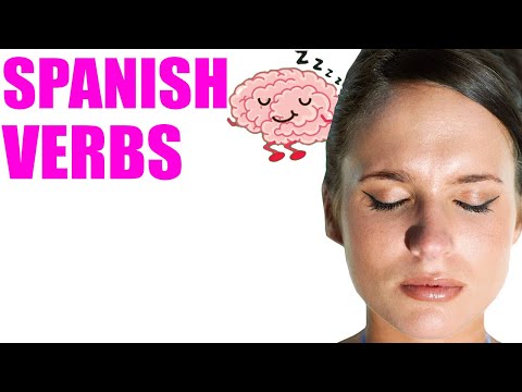 Spanish While Sleeping 50 Verbs In Spanish