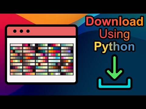 Easy Python Script to Download Color Palettes