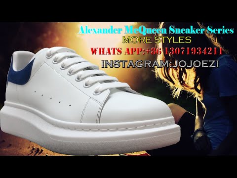 ARE ALEXANDER MCQUEEN SNEAKERS WORTH THE PRICE IN 2022? | REVIEW & SIZING(White/Royal blue)