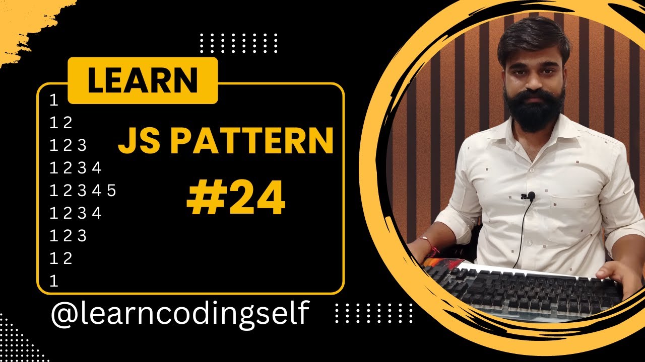 pattern program #javascript in Hindi pattern24