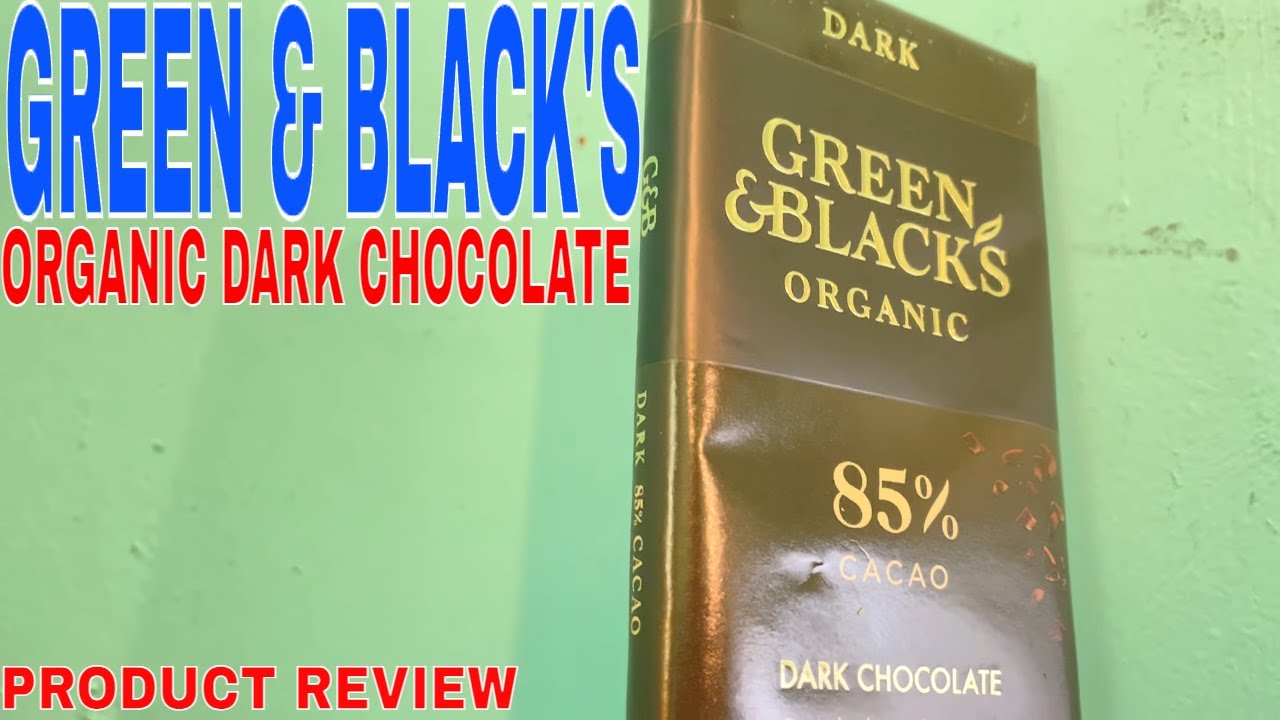 ✅  Green & Black's Organic Dark Chocolate, 85% Cacao, 3.5 Ounce (Pack of 10)🔴