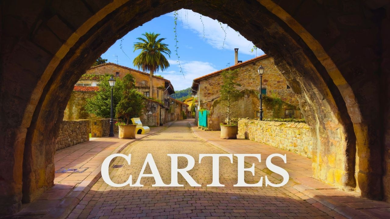 Through the Veil of History - CARTES OLD TOWN, SPAIN 🌫️✨ | WALKING TOUR 4K