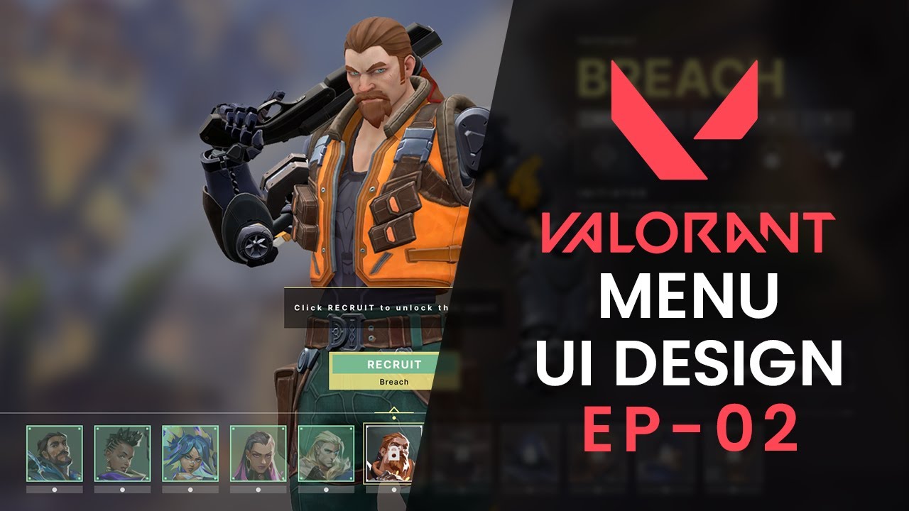Valorant User Interface Design - Episode 02 #figma