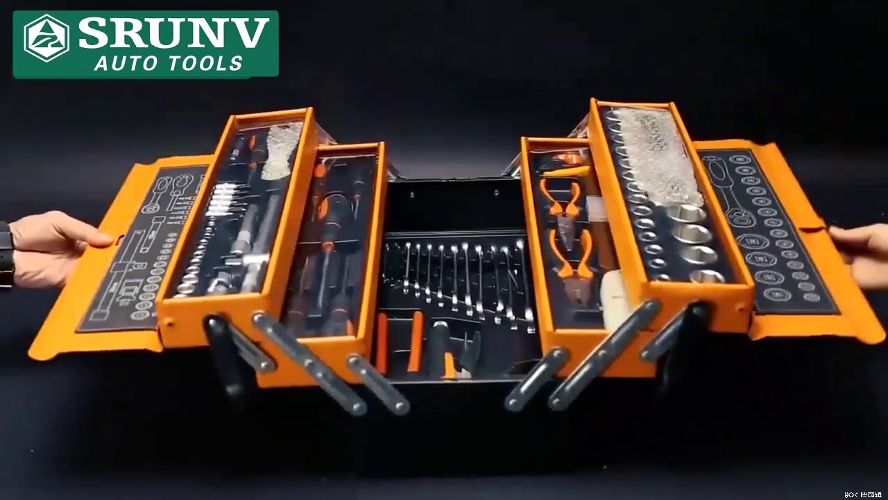 85pcs Mechanic Tool Kit Iron Portable Toolbox