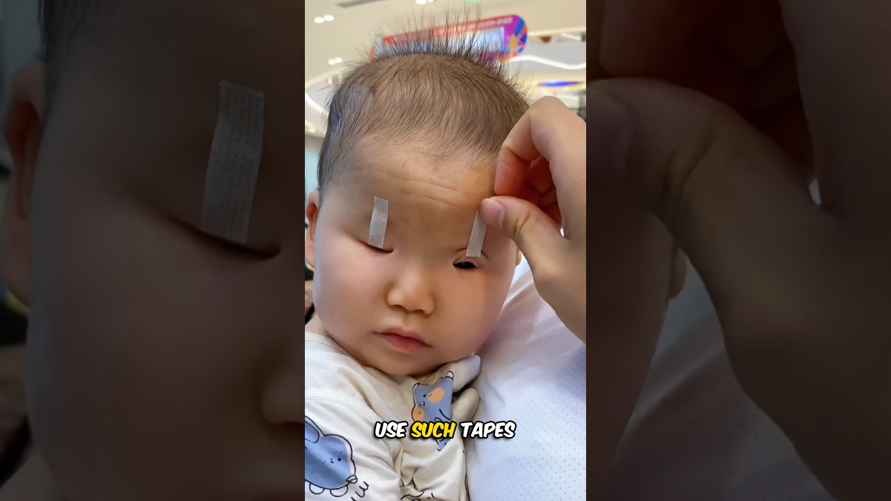 Why do Chinese apply Tape on their Children's Eyes 🤯