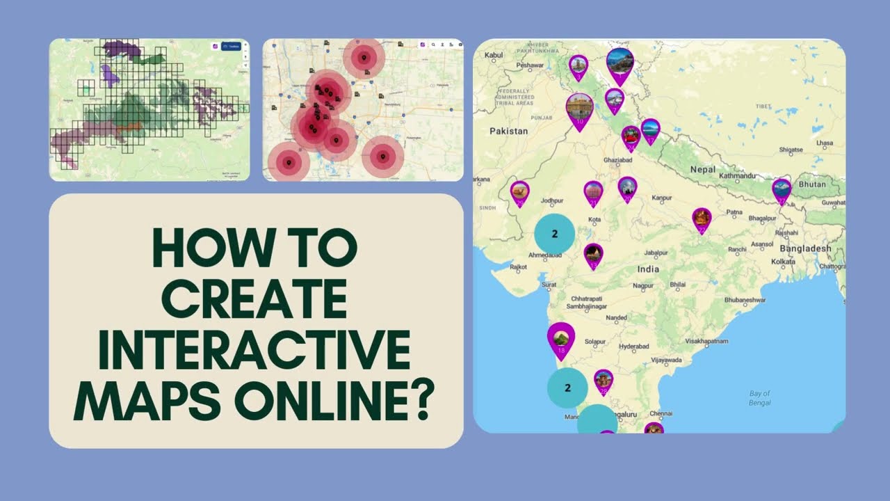 How to Create Interactive Maps Online #mapog #datavisualization  #spatialanalysis #interactivemaps