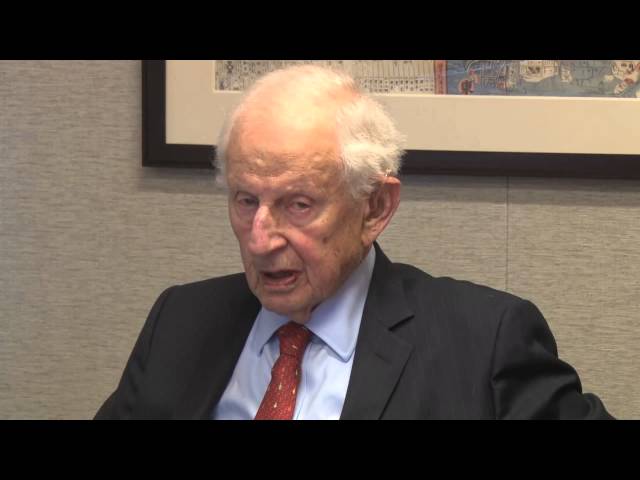 Robert Morgenthau, former New York District attorney, speaks on the ...