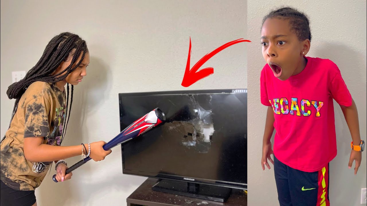 SISTER Breaks BROTHERS TV, She Instantly Regrets It