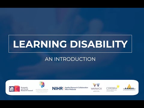 Learning Disability an Introduction (1/4)