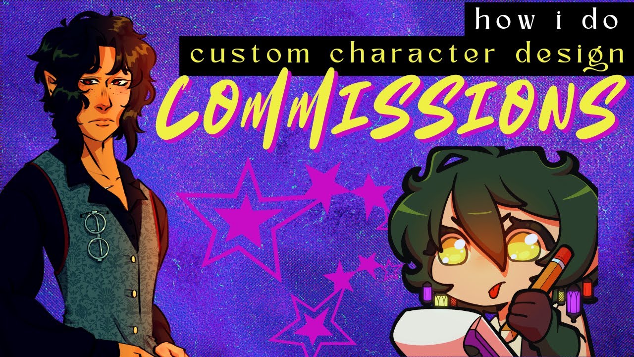 How I Do Custom Character Design Commissions