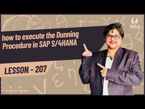 #lecture 207: how to execute the Dunning Procedure in SAP S/4HANA