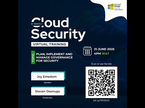 Plan, implement, and manage governance for security
