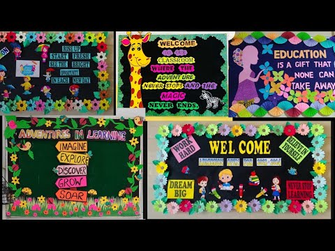 Bulletin board, softboard, school wall and classroom decoration ideas