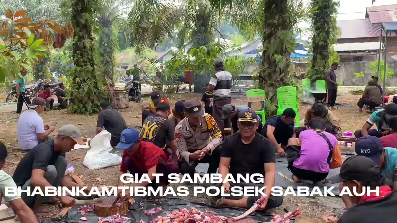 Bhabinkamtibmas Polsek Sabak Polres Siak Sambangi Masyarakat, Wujud Siaga Jaga Kamtibmas 