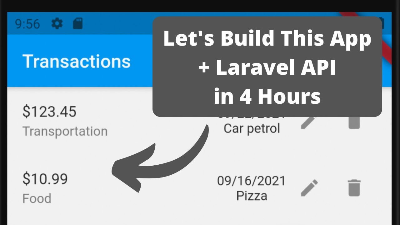 My NEW Course: Flutter Mobile App with Laravel API