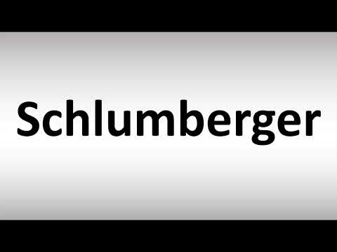 How to Pronounce Schlumberger