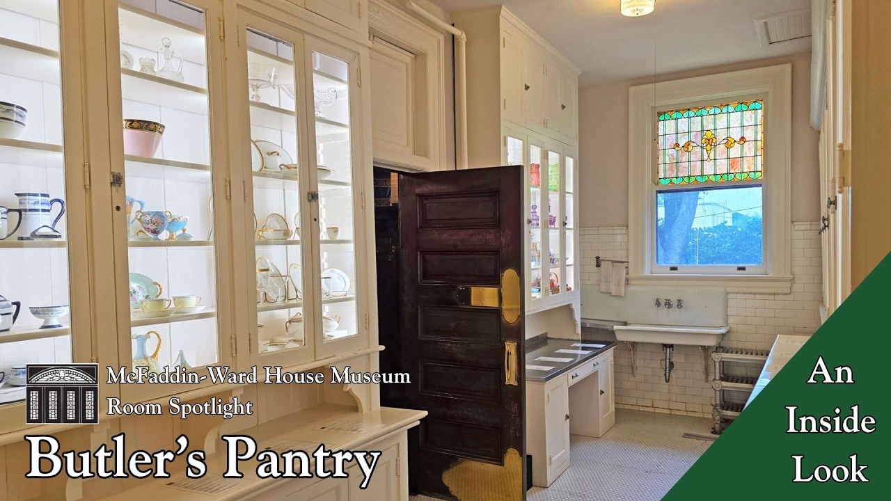 Take a Closer Look Inside the Butler’s Pantry of the 1906 McFaddin-Ward House