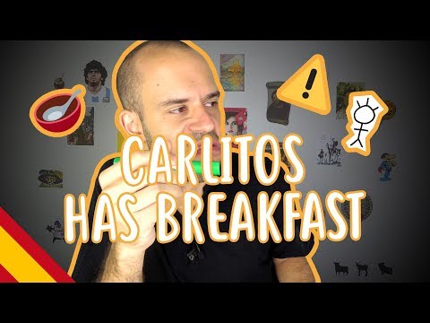 Carlitos has breakfast - Beginner Spanish