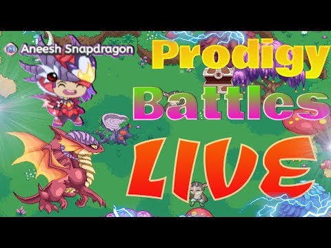 Prodigy Math Game EPIC LIVE STREAM | FREE SHOUTOUTS | LEVEL 100 BATTLES (#12)