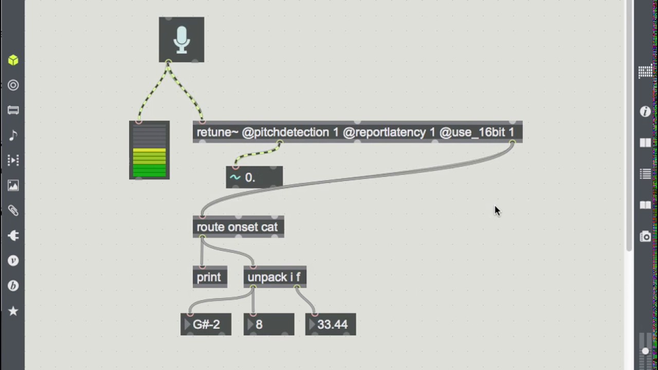 Max7 Pitch Detection