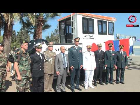 Italy's ambassador delivers the Lebanese navy boat to carry out hydrographic survey