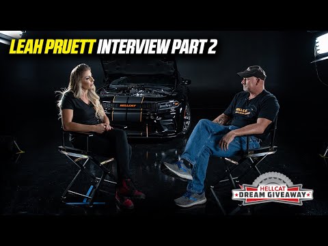 Interview with Leah Pruett Top Fuel Racer in the Dream Giveaway Garage- Part 2 of 6