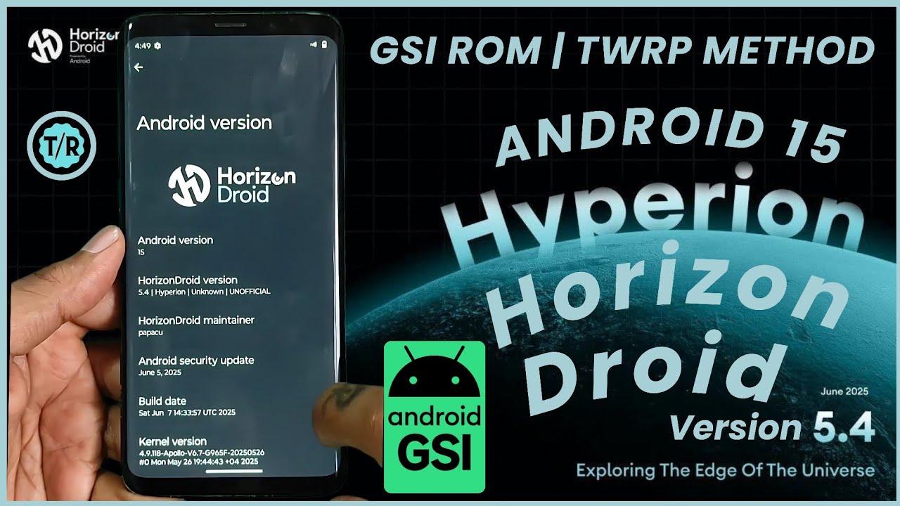 Install HORIZON DROID 5.4 GSI Rom on Any Phone Ft. Samsung s9+ #gsi #horizondroid #horizongsi
