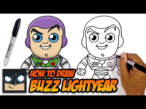 HOW TO DRAW BUZZ LIGHTYEAR | TOY STORY