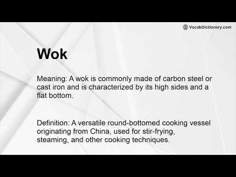 Wok Meaning