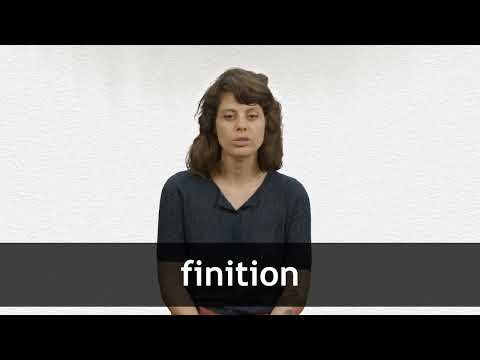 English Translation of “FINITION” | Collins French-English Dictionary