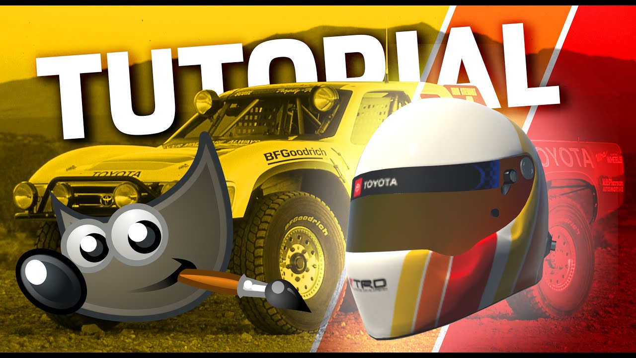 iRacing Helmet Design Tutorial - Gimp Guide