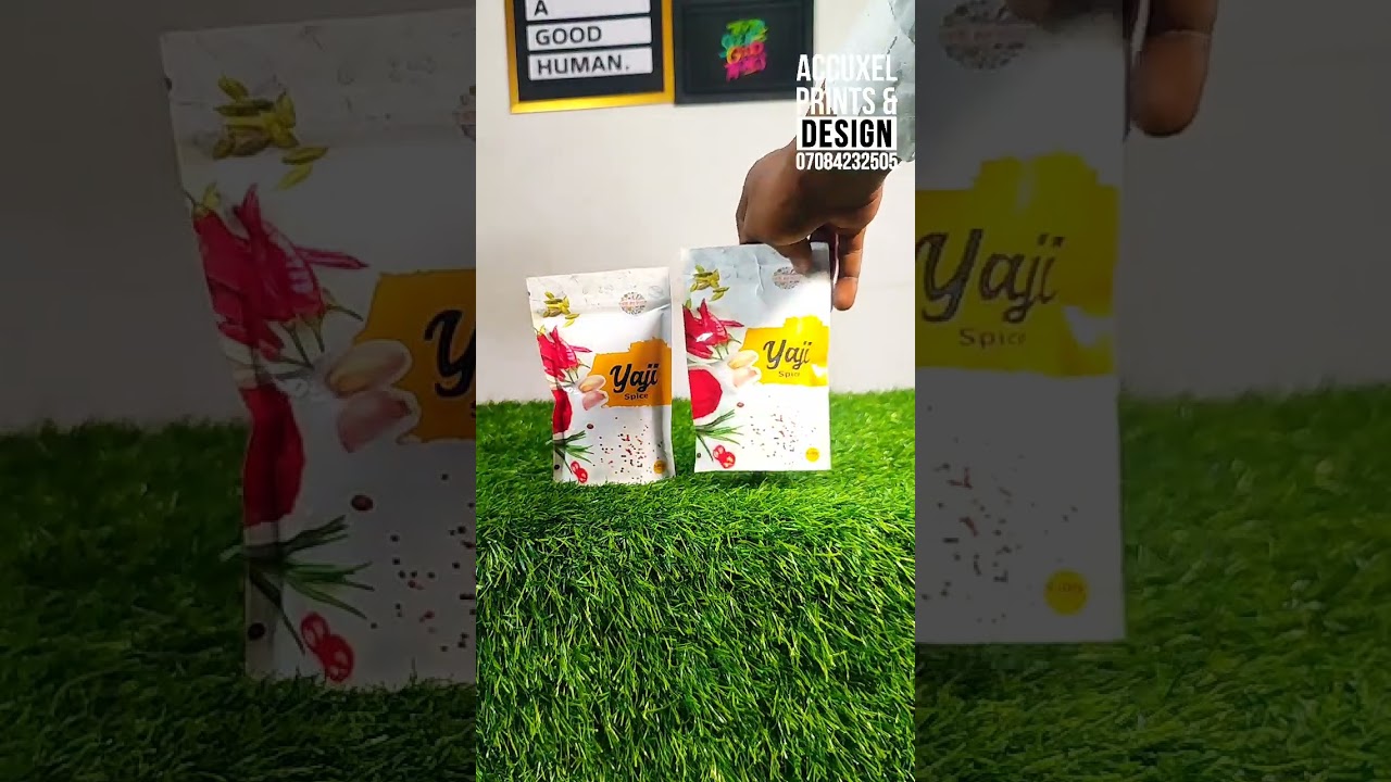 Get Custom Spices Pouch Packaging Design and Printing (Low Minimum Order)