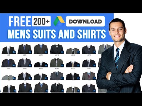200+ men’s suits and shirts Photoshop PSD Templates Free Download