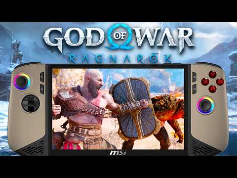 God of War Ragnarok MSI Claw 8 AI+ Performance All Graphics Tested!